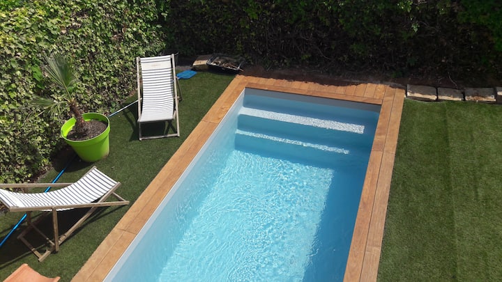 Studio Climatisé + Piscine + Parking - Cassis