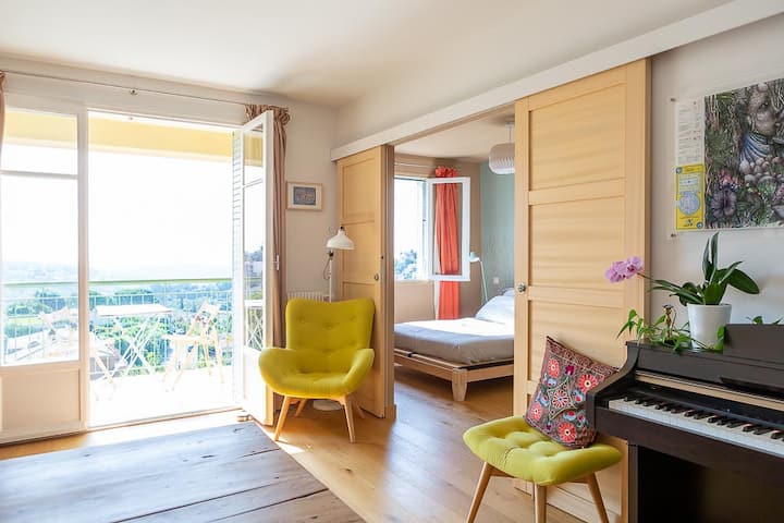 Appartement D'artiste, Chappelle Matisse à 2 Pas - Vence