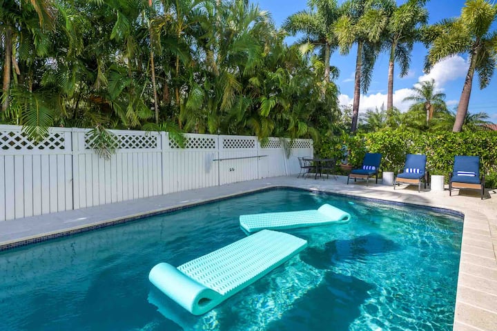 New! Fll Villa 2b/2b W Pool Beach 5min Drive (Kl) - Fort Lauderdale