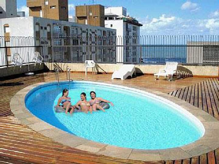 Flat 2 Dorm Pitangueiras Guarujá C/ Ar Vista P Mar - Guarujá