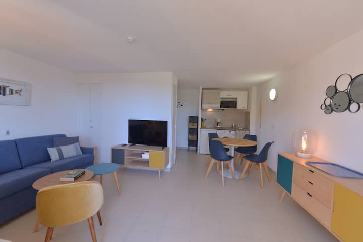 Studio Grand Cap Avec Vue Mer Et Climatisé - Ramatuelle