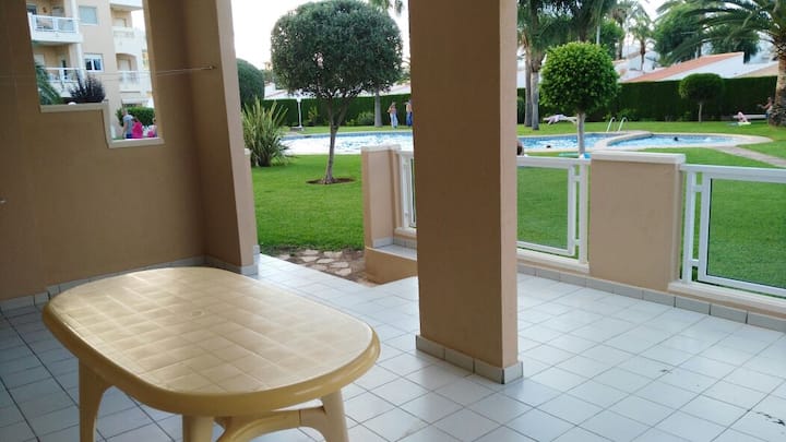 Apt Con Piscina 200m De La Playa - Dénia