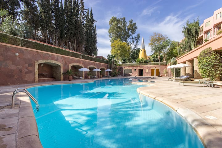 Super Localisation (M Avenue) - Piscine - Sécurisé - Marrakech