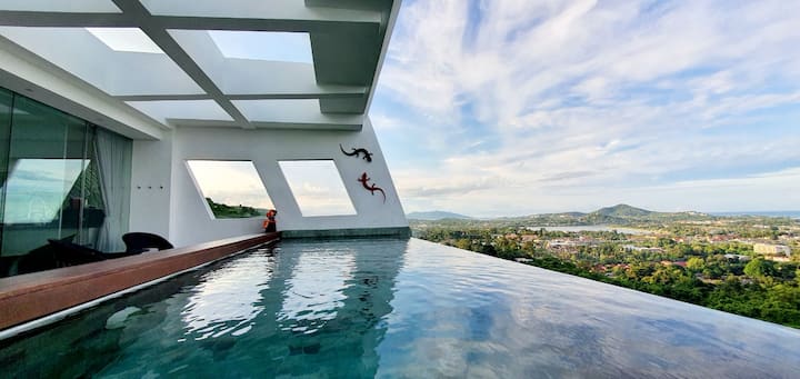 Infinity Pool Cozy 2br Seaview Villa - Ko Samui