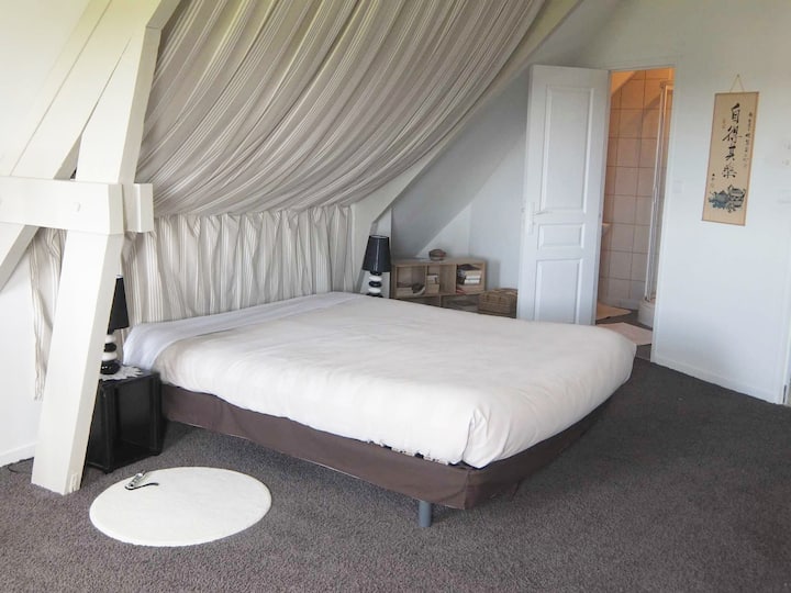 La Grande Chambre Chocolat De Maguy (Vue Sur Mer) - Blainville-sur-Mer