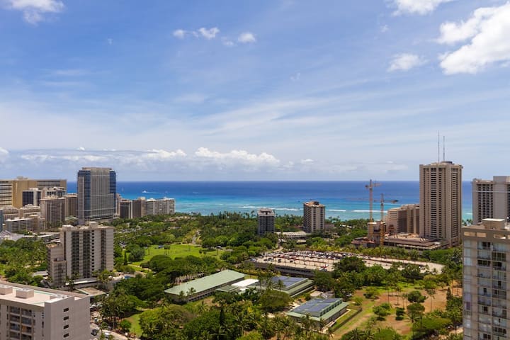Full Ocean View Unit Waikiki Condo Kitchenette - Honolulu