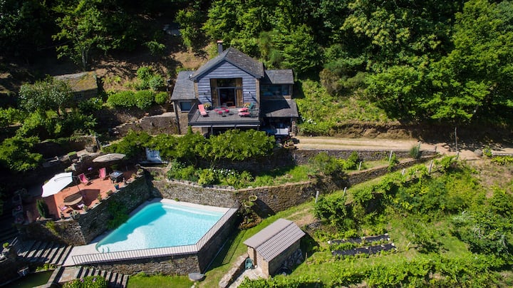 River “Lodge” Garden Hillside Retreat. 5pax - Castro Daire