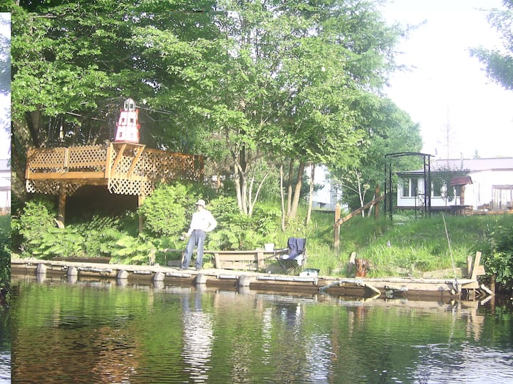 River House, Fishing Off The Dock - Rosedale, ON, Canada
