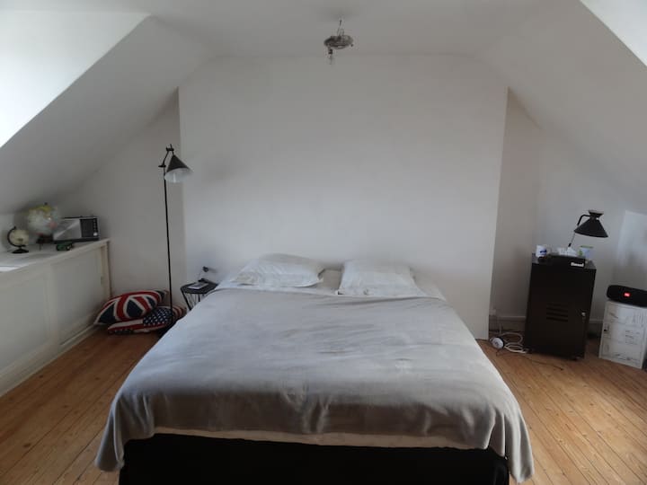 Chambre Mansardée Dans Maison Bourgeoise - Le Mans