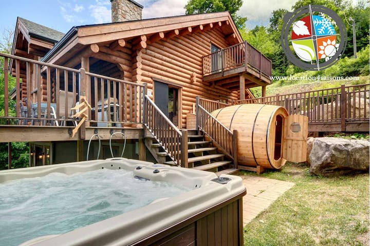 Chalet Grand Manitou Waterfront And Sauna - Sainte-Agathe-des-Monts