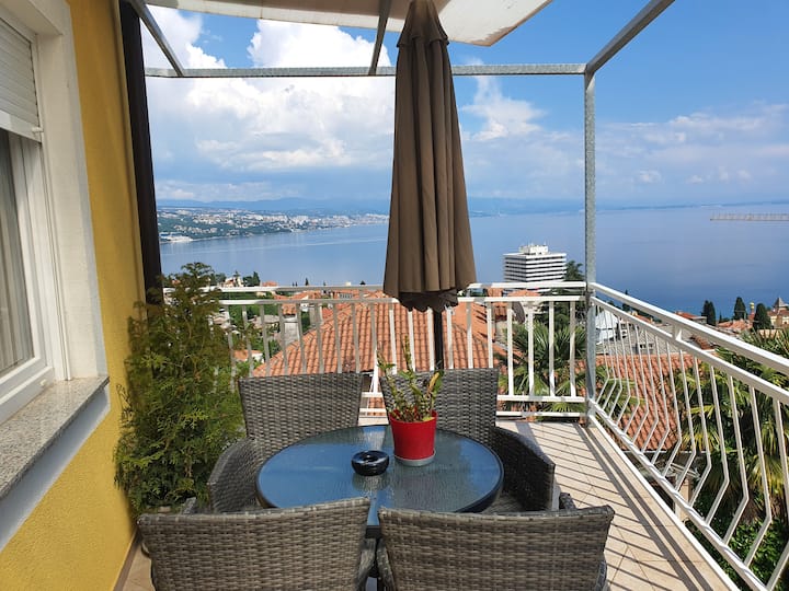 Cozy & Stylish App With Million Dollars View - Opatija