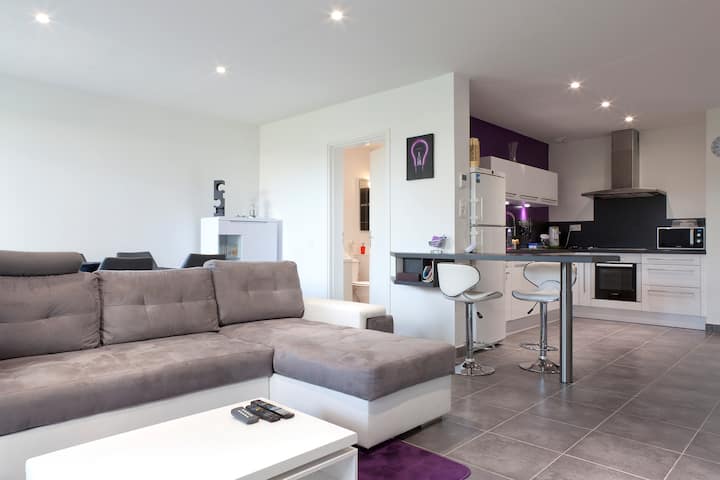 Spacieux T2, Au Calme (Clim+parking+wifi) - Baillargues