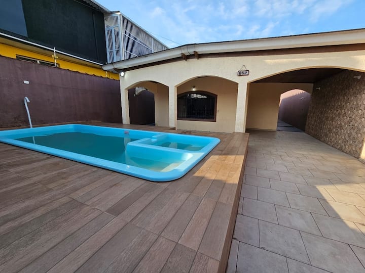 Casa Peruibe Com Piscina Mtk1 - Peruíbe