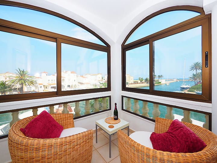 Appartement Vue Magnifique Mer Aux Pieds...unique - Empuriabrava