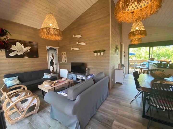 Chalet Surplombant Les Pins   à 2km De L'ocean - Lacanau