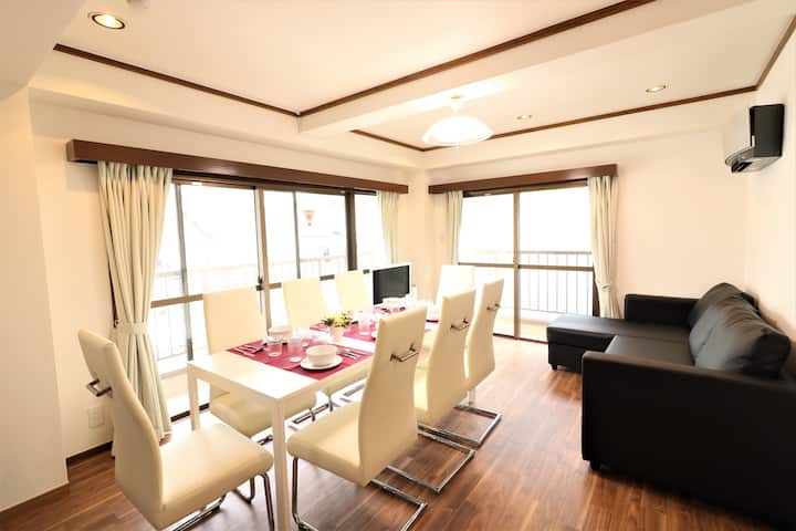 Max 8! 2 Shower Rooms! Wifi! Long Term Stay! Na3 - Tokyo Station