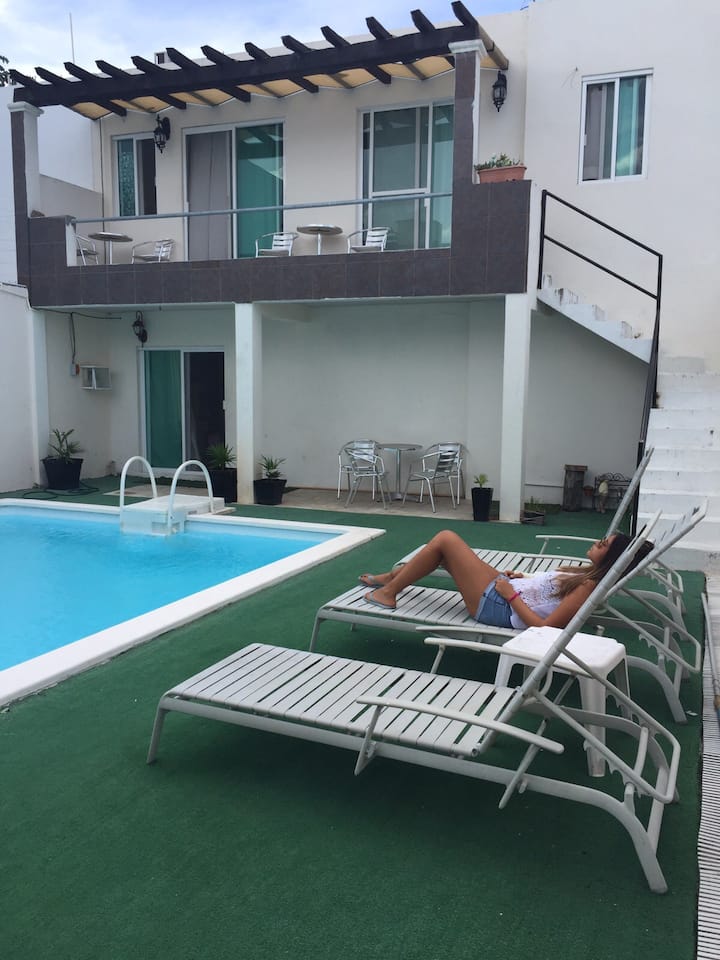 Apartment Facing The Pool 2 - Cancún