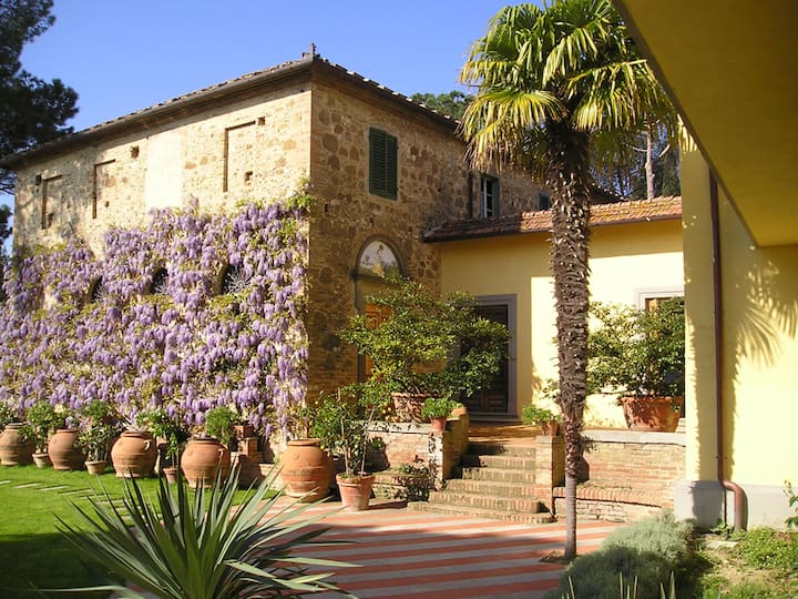 House & Shared Pool In Winery Close To Certaldo - San Gimignano