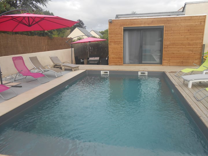 Gîte "Les Terrasses Dazay" 12 Pers Piscine - Indre-et-Loire