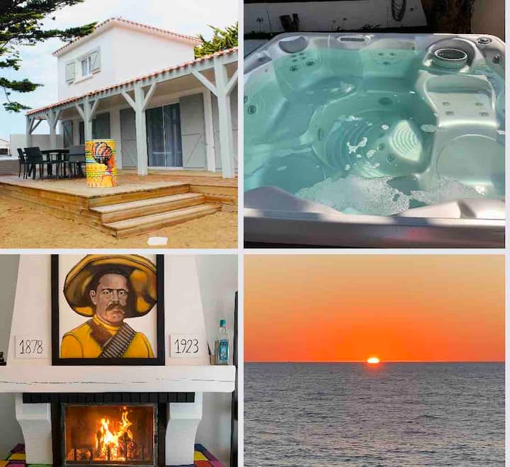 Villa Pinata🌵spa Et Plage À 50 M ! Logement Entier - Bretignolles-sur-Mer