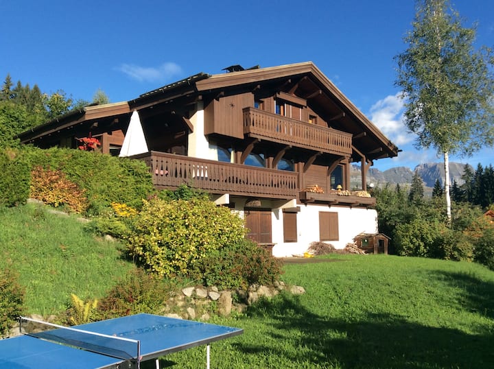 Le Chal'heureux, Face Au Mont-blanc - Megève