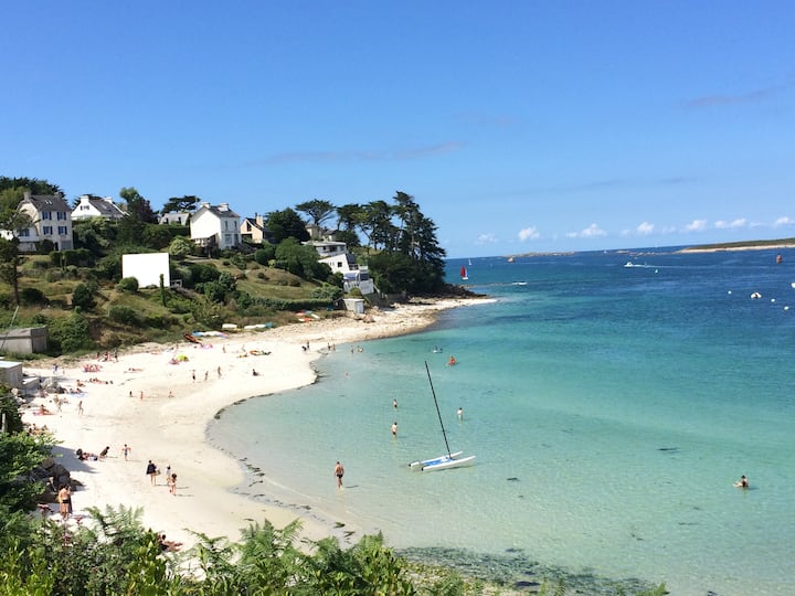 Maison Vue Sur Mer - 50m à Pied De La Plage - Saint-Pabu