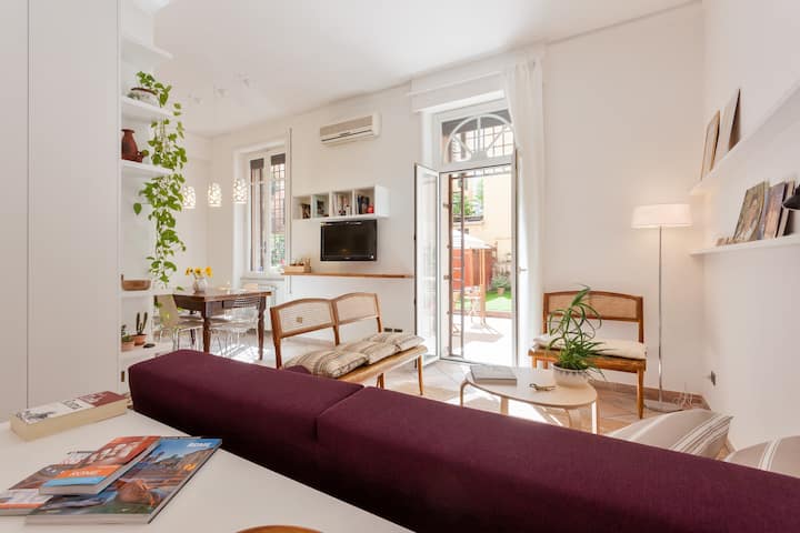 Beautiful Apartment With Garden - Roma