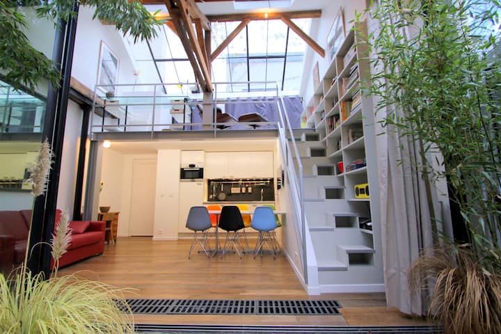 Loft Charmant Avec Terrasse Au Coeur Du Marais - Párizs