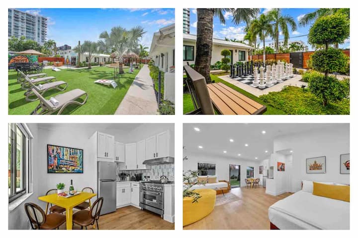 King Suite In Tropical Retreat • Freedom House Ftl - Fort Lauderdale