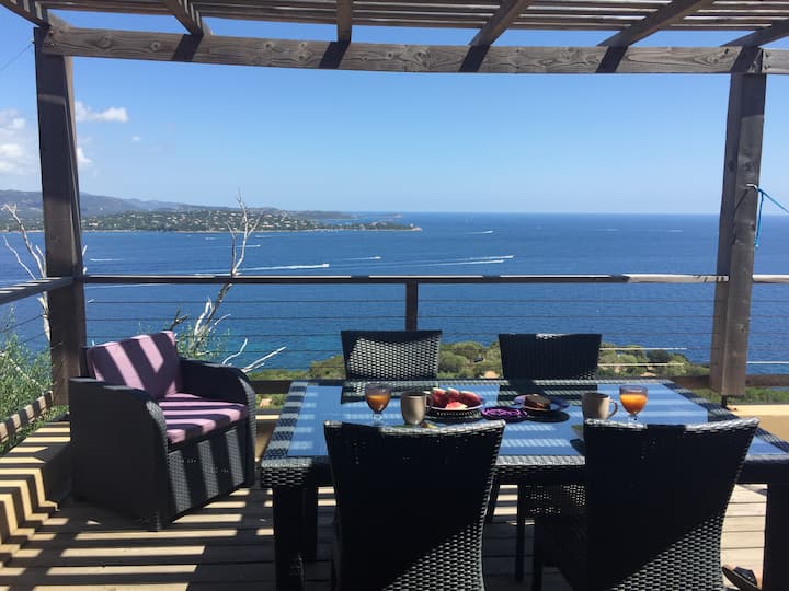 Mini-villa Vue Mer Panoramique 180 - Palombaggia