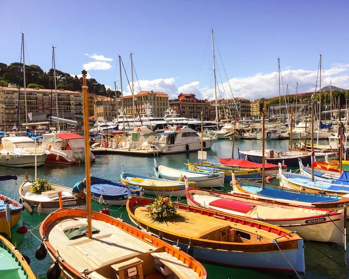 Port Studio Neuf / Balcon / 25’ Aéroport Via Tram - Nice