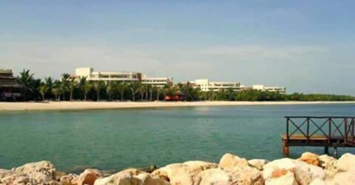 Departamento En La Playa Aakbal . - Campeche