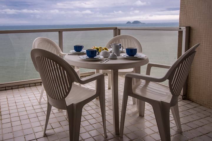 Vista Deslumbrante Para O Mar No Guarujá! - Guarujá