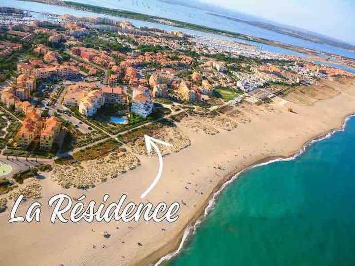Appartement Vue Mer Et Piscine - Leucate