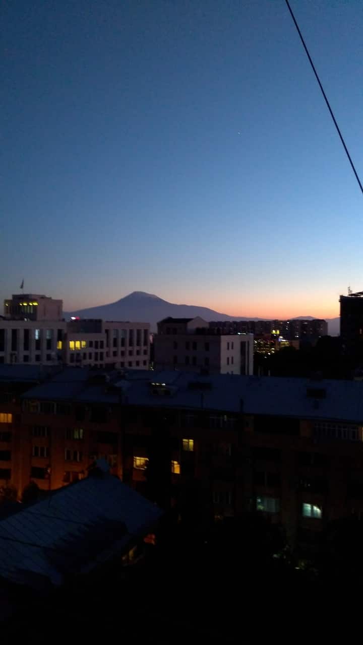 Вид на библейскую гору Арарат и на город! - Yerevan