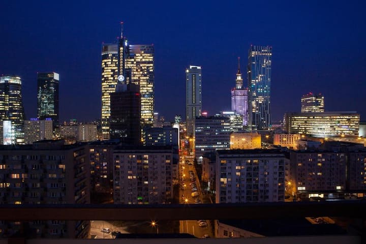 Stylish Sky 100 Sqm Apartment With The City View - Varsovia