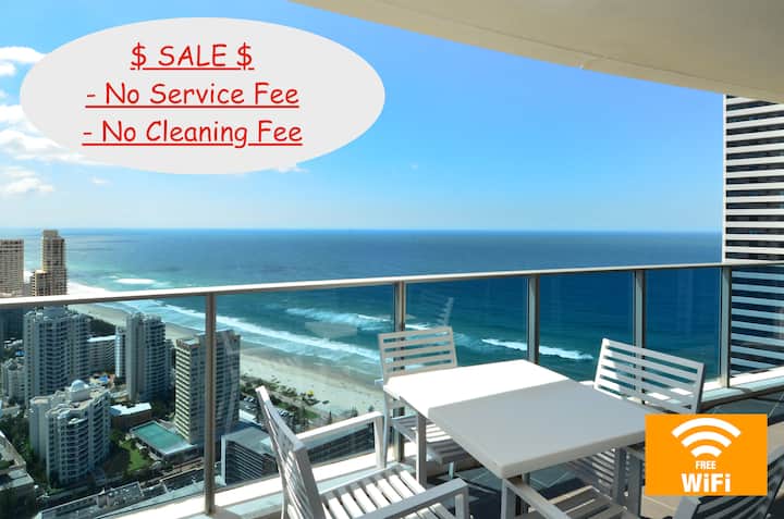 Orchid Residences 24th Lvl 2brm Apt Amazing Ocean - Surfers Paradise