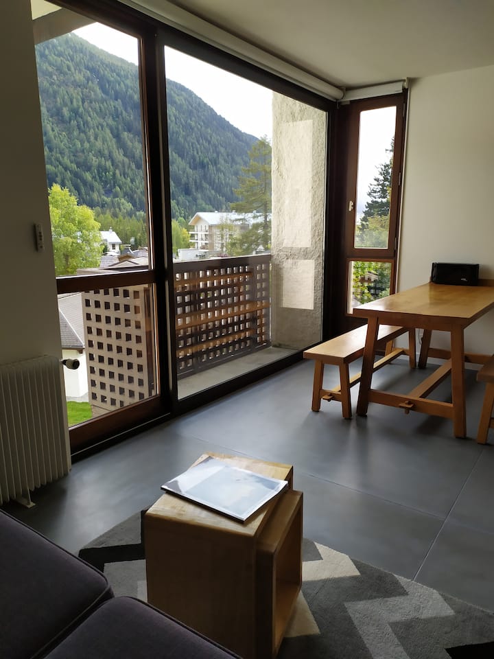 Vue Mont-blanc Bel Appartement Au Calme 4pers - Chamonix-Mont-Blanc