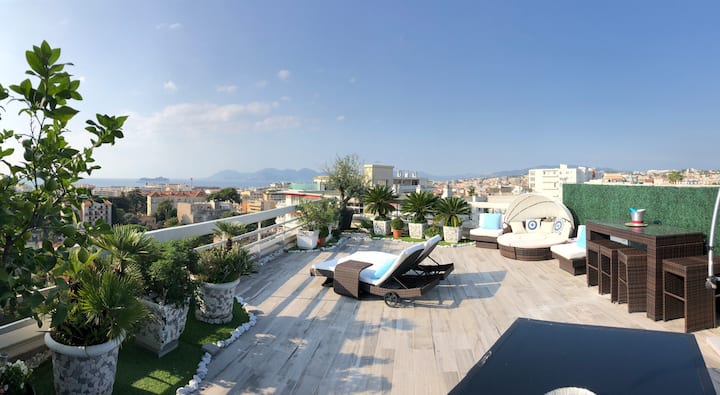 Cannes Riviera Center 190 M2 Terrace Seaview - Golfe-Juan