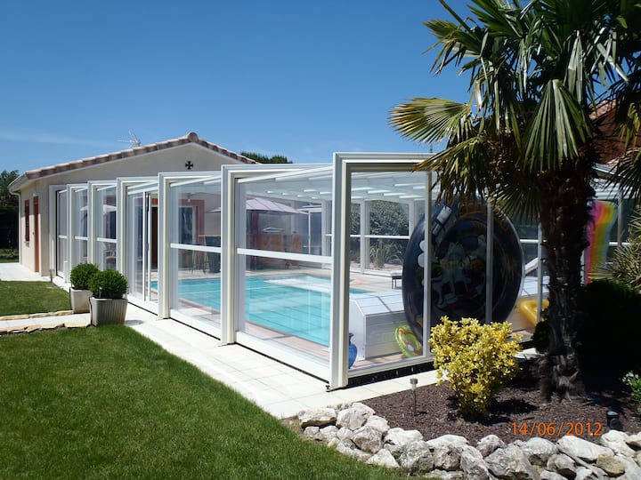 L'olivier Tropical, Piscine Couverte ,Sauna Et Spa - Muret