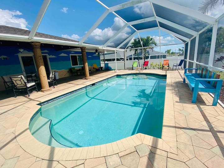 Villa Ohana - Cozy 3 Bedroom With A Pool - Cape Coral, FL