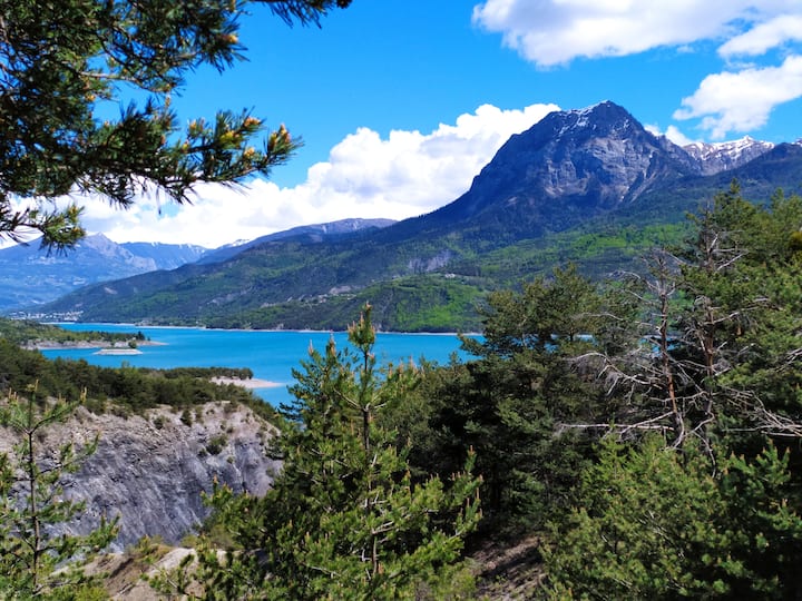 Bel Appartement, Rez De Jardin Au Bord Du Lac - Lac de Serre-Ponçon