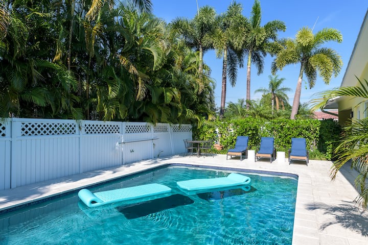 New! Kid Friendly Villa W Pool. Beach 4min ( Isla) - Fort Lauderdale, FL