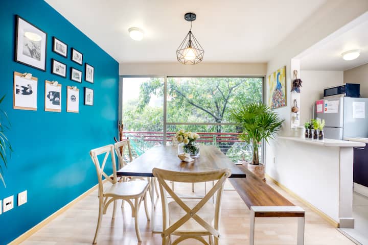 Luminoso Departamento En Polanco Con Balcón - Mexico State