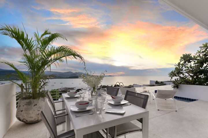 Luxury Sea View Apartment Q3-e @ Unique Residences - Koh Samui
