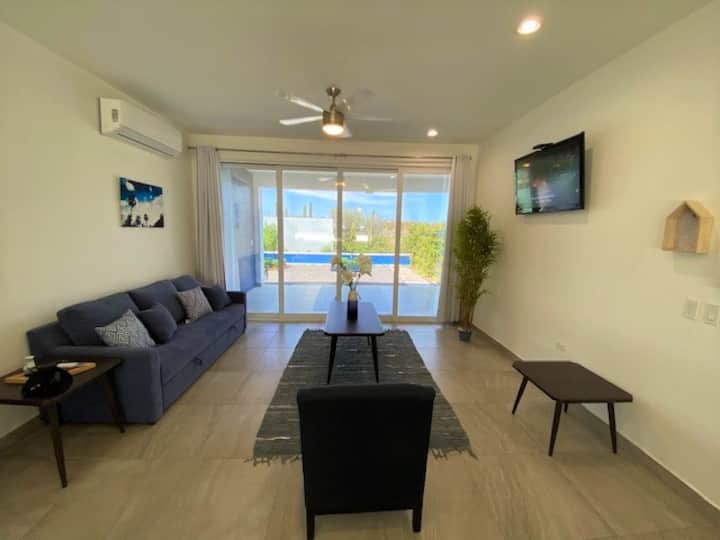 Marina Fidepaz Apartment Patio & Rooftop Bayview - 라파스