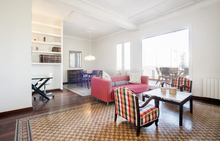 Grand Et Lumineux Apartement Avec 4 Chambres - Barcelona