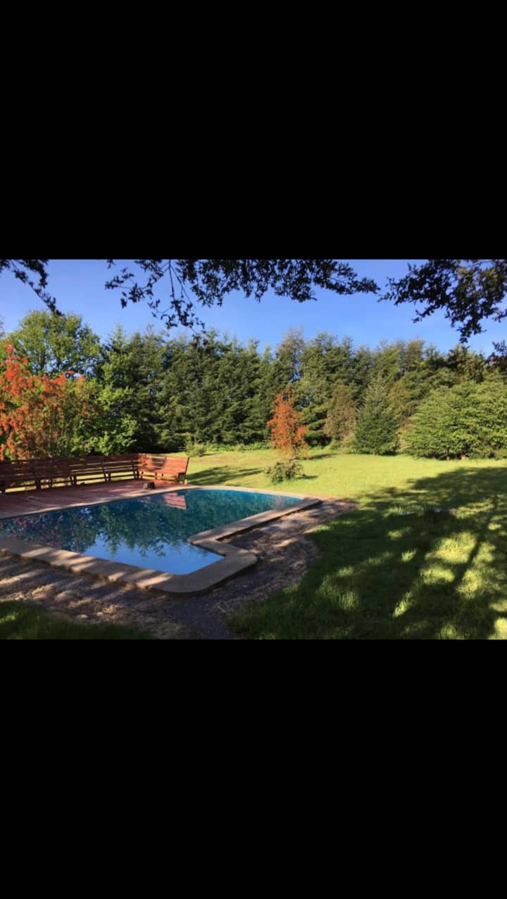 Casa Pucon Camino Al Volcán Con Piscina (16 Pers) - Pucon