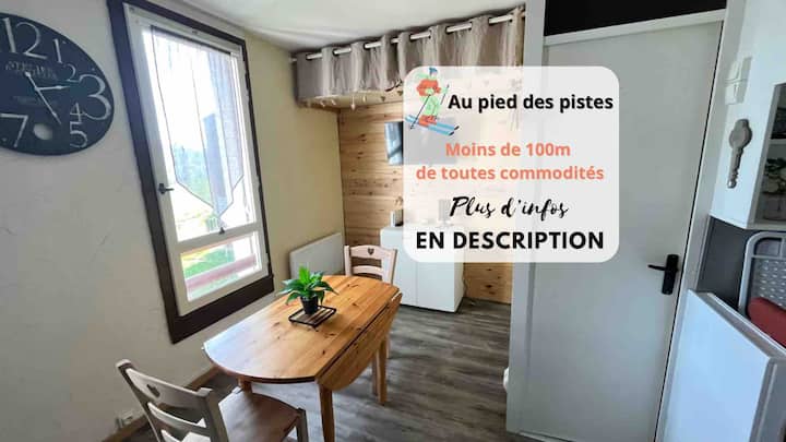 Studio Au Pied Des Pistes Avec Vue Sur La Montagne - Aulus-les-Bains