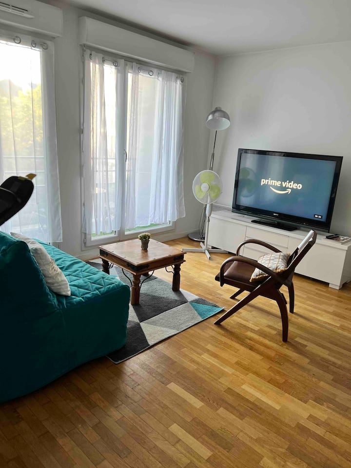 Appartement 2p 5min Gare Val D’europe/parking - Disneyland Paris
